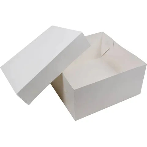 18x18x5" Cake Box – White Milkboard | IFP Packaging – IFPACK