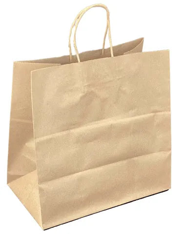 Medium Uber Kraft Paper Bag – 100gsm, 250pcs – IFPACK