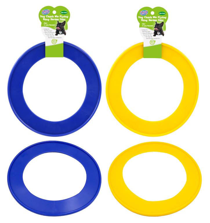 Dog Catch Me Flying Ring Disc – 25 cm Fun Toss Toy – IFPACK