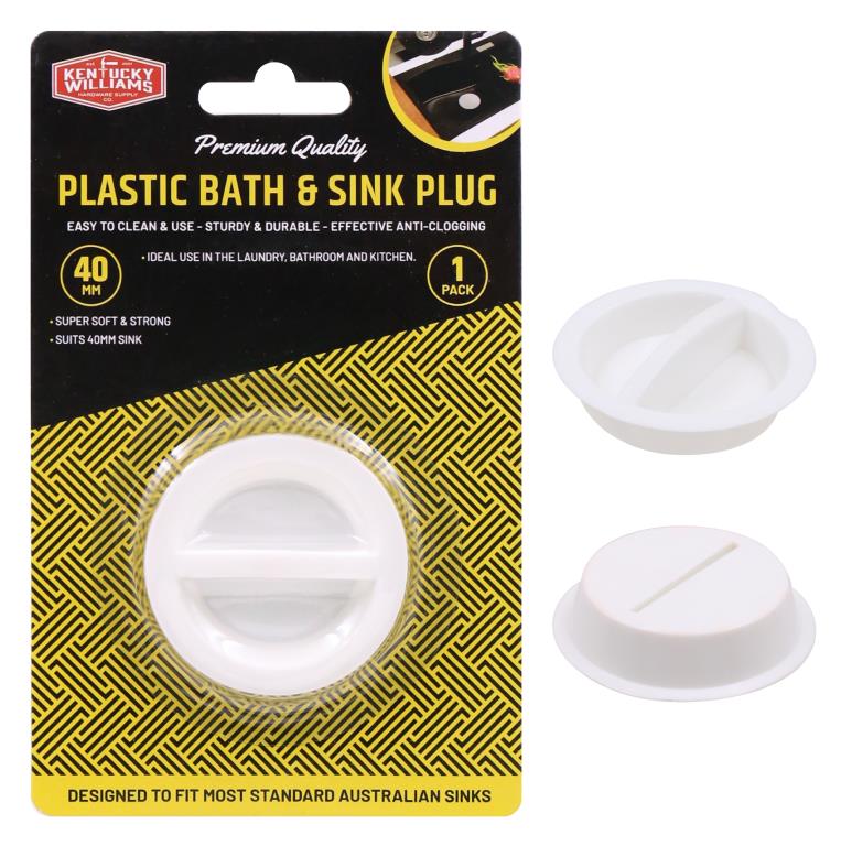 Plastic Bath & Sink Plug 40mm – Durable & Universal Fit – IFPACK