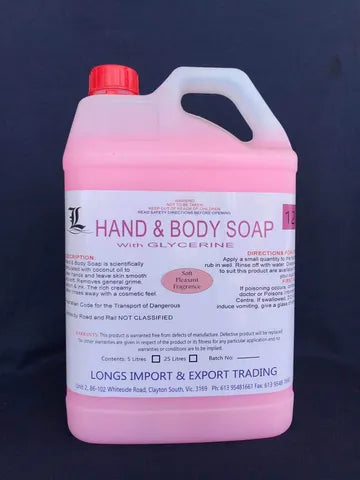 5 L Pink Liquid Hand Soap – Gentle & Bulk Refill – IFPACK