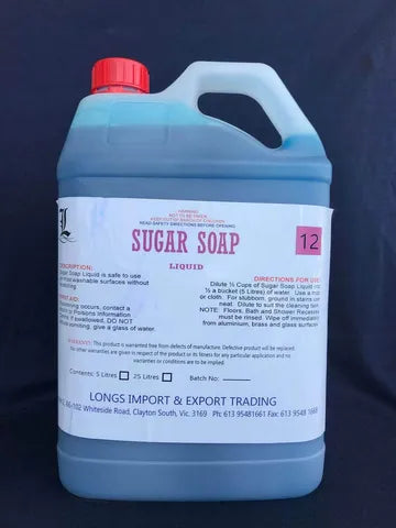 5 L Sugar Soap Cleaner – Prep & Degrease Surfaces – IFPACK