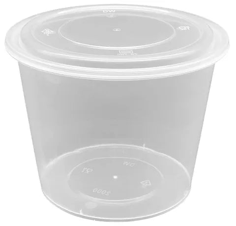 2000ml Tall Round Container Set – 150 Sets – IFPACK